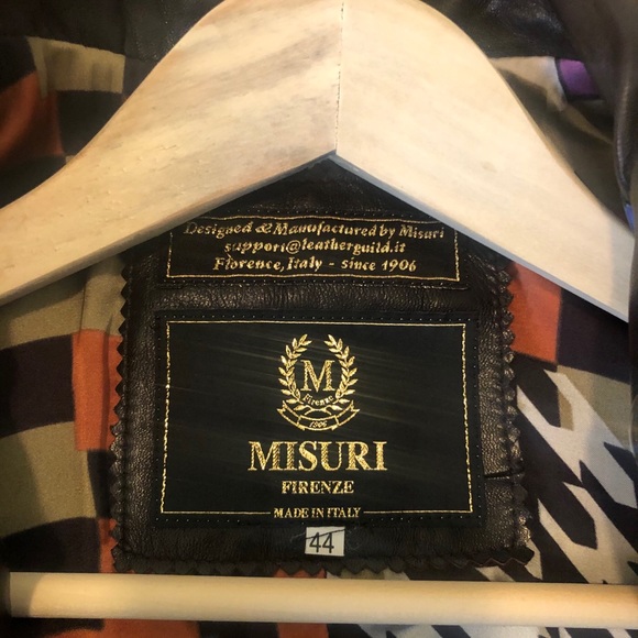 Misuri Firenze | Jackets & Coats | Misuri Firenze Leather Jacket | Poshmark